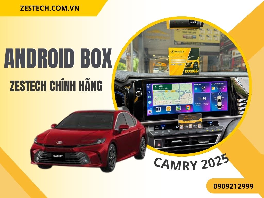 Android Box Camry 2025 – Trải Nghiệm Giải Trí Hiện Đại