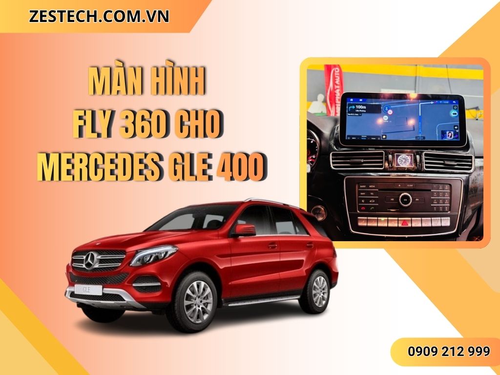 Quan Sát Toàn Cảnh Với Màn Hình Fly 360 Mercedes GLE 400
